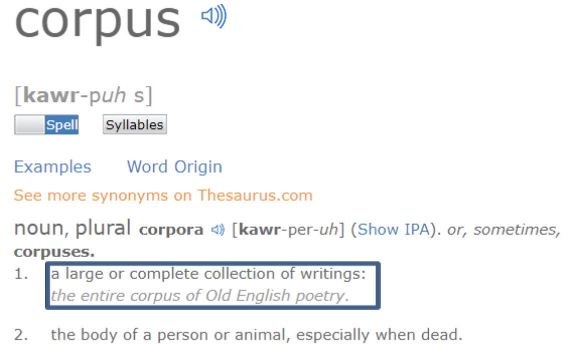 Crash Course – The Corpus-Aided Platform for Language Teachers (CAP)