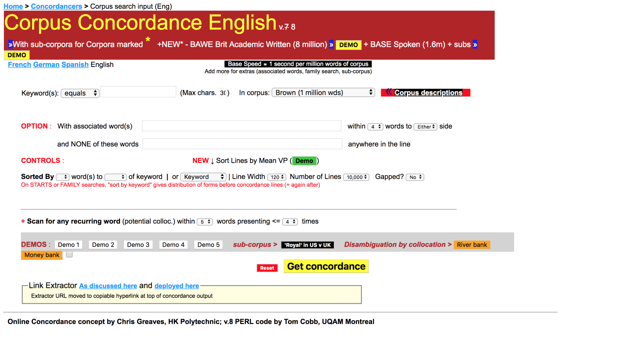 Corpus Resources – The Corpus-Aided Platform for Language Teachers (CAP)